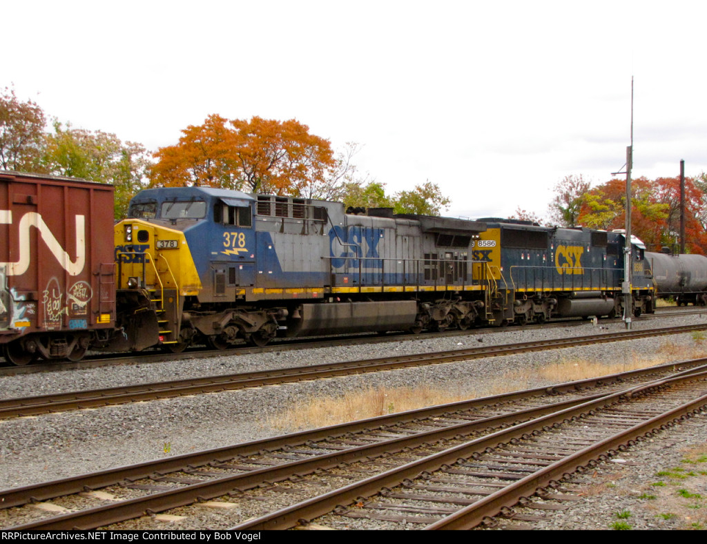 CSX 378 and 8586